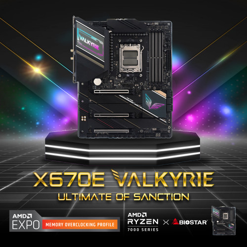 BIOSTAR MARKETING CLOUD -BIOSTAR, X670E VALKYRIE, AMD, Motherboard, MB